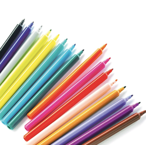 Marcadores punta fina 16 colores – Tienda la Pandilla